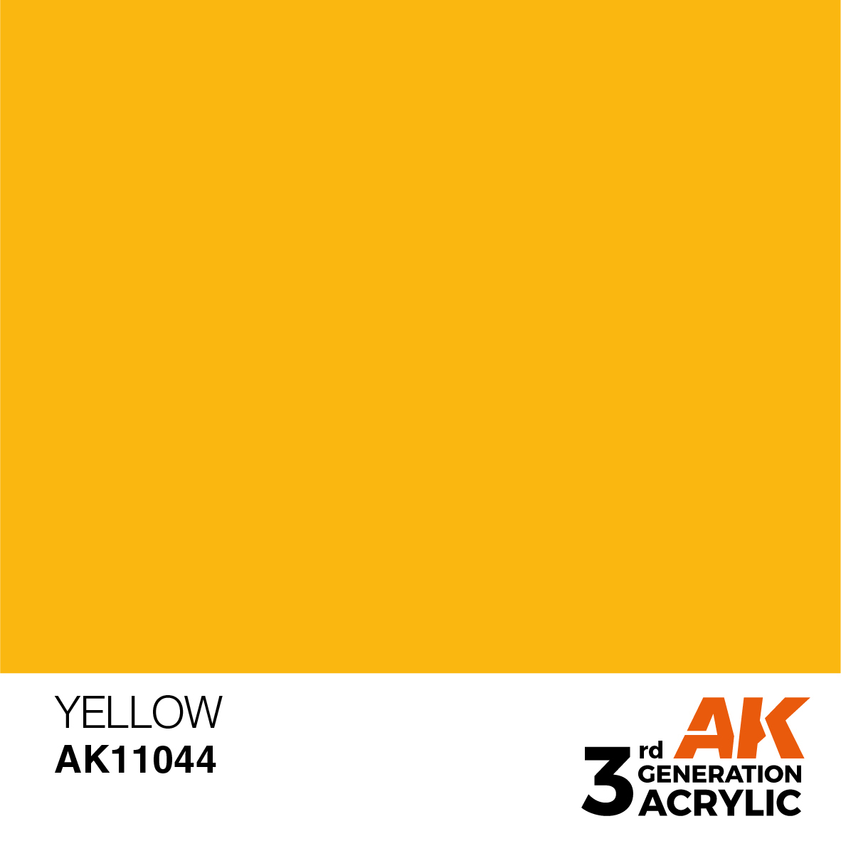 [預購]AK - 水性壓克力顏料 3rd YELLOW – STANDARD