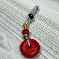 [S] GEMZ & CO CINN PING AN KOU SAFETY CHARM STRAP, CINNABAR (SGZ578)