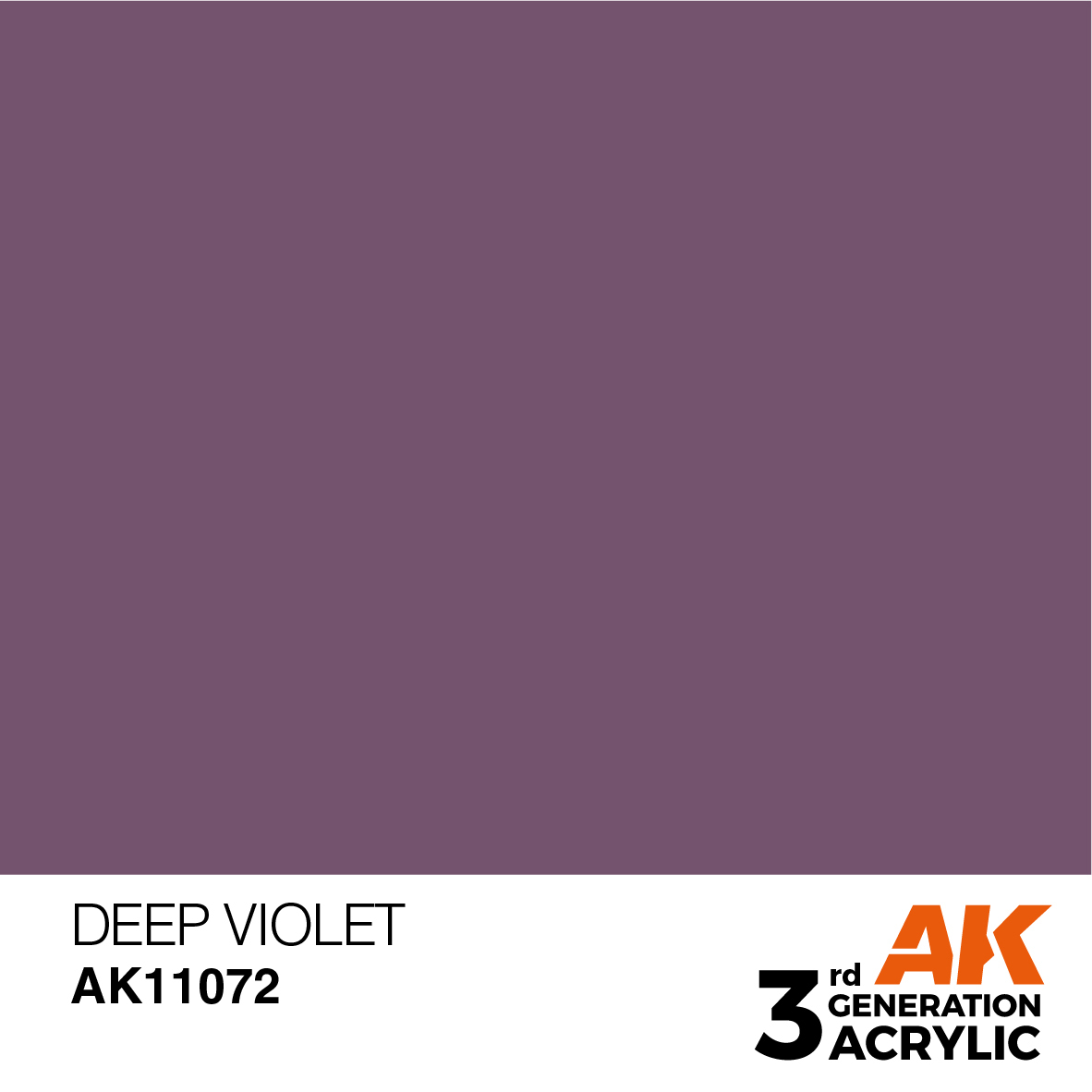 [現貨]AK - 水性壓克力顏料 3rd DEEP VIOLET – INTENSE
