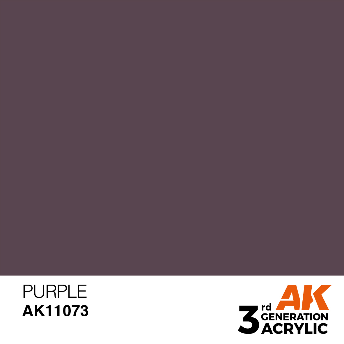 [預購]AK - 水性壓克力顏料 3rd PURPLE – STANDARD