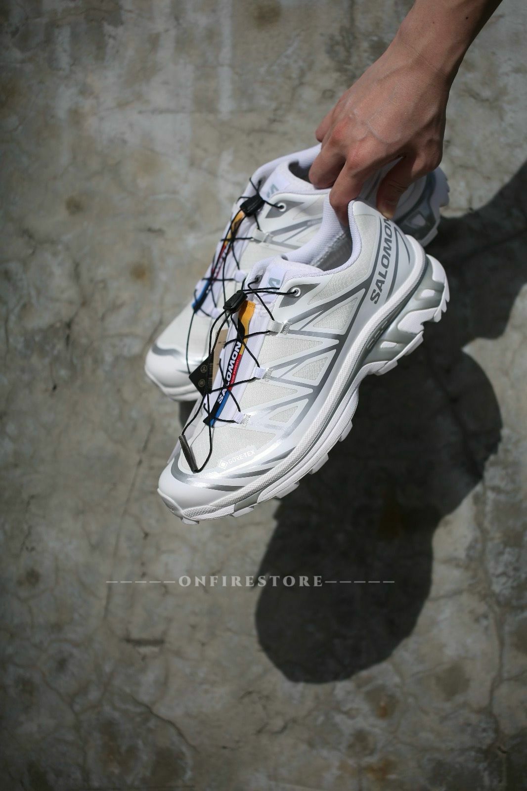 {現貨} Salomon XT-6 Gore-tex White / Silver L47581100