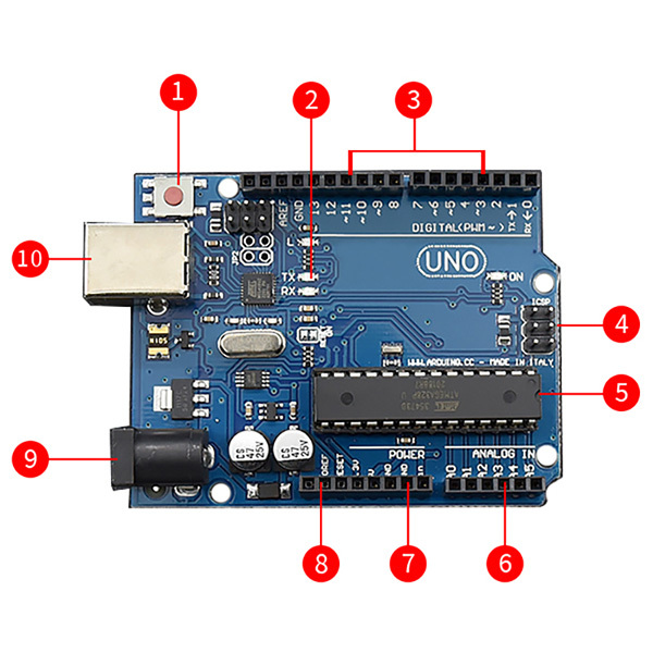 Arduino UNO R3 相容板(ATmega16U2)