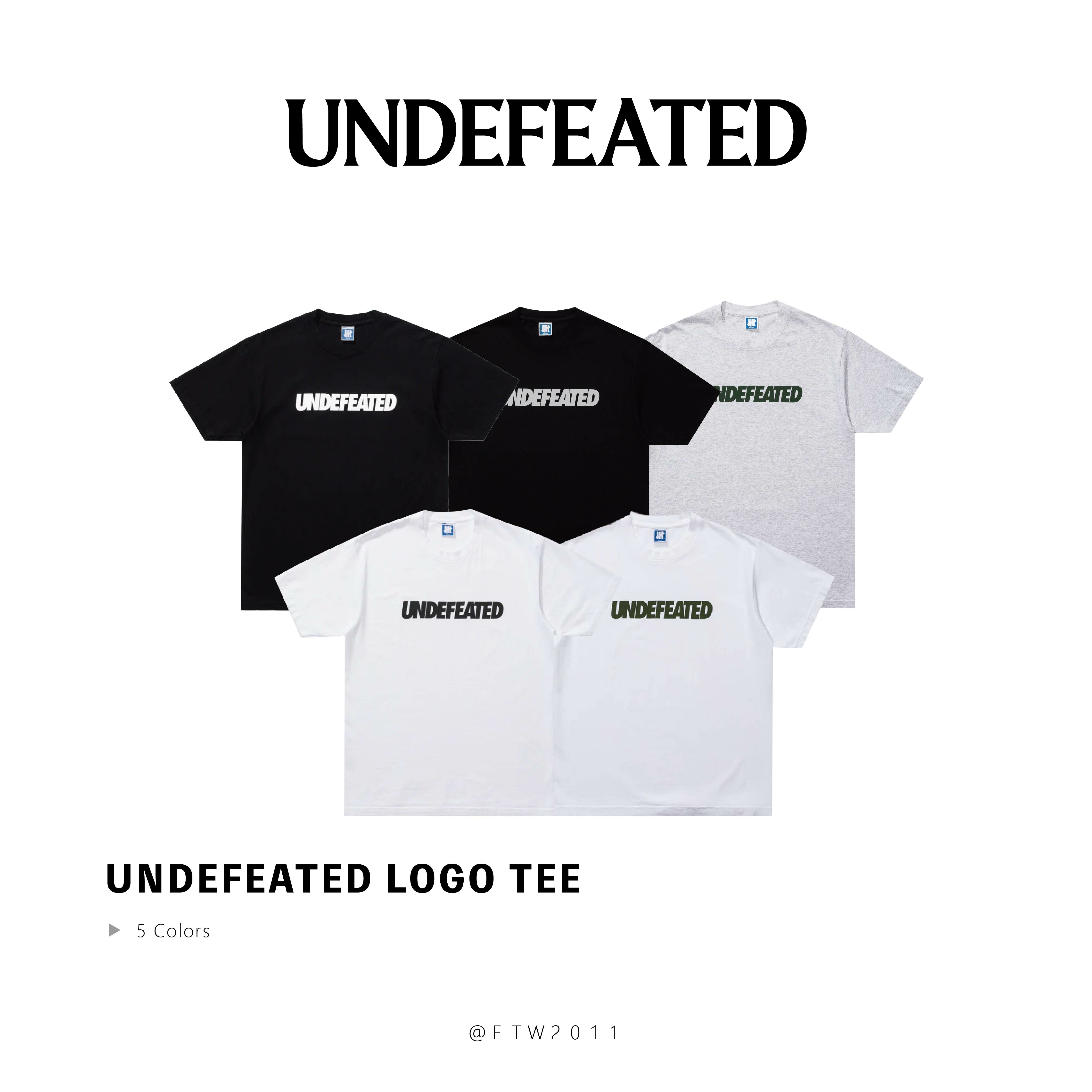 ☆ETW☆【EASY TO WEAR】UNDEFEATED STENCIL ICON S/S TEE 柵欄 L