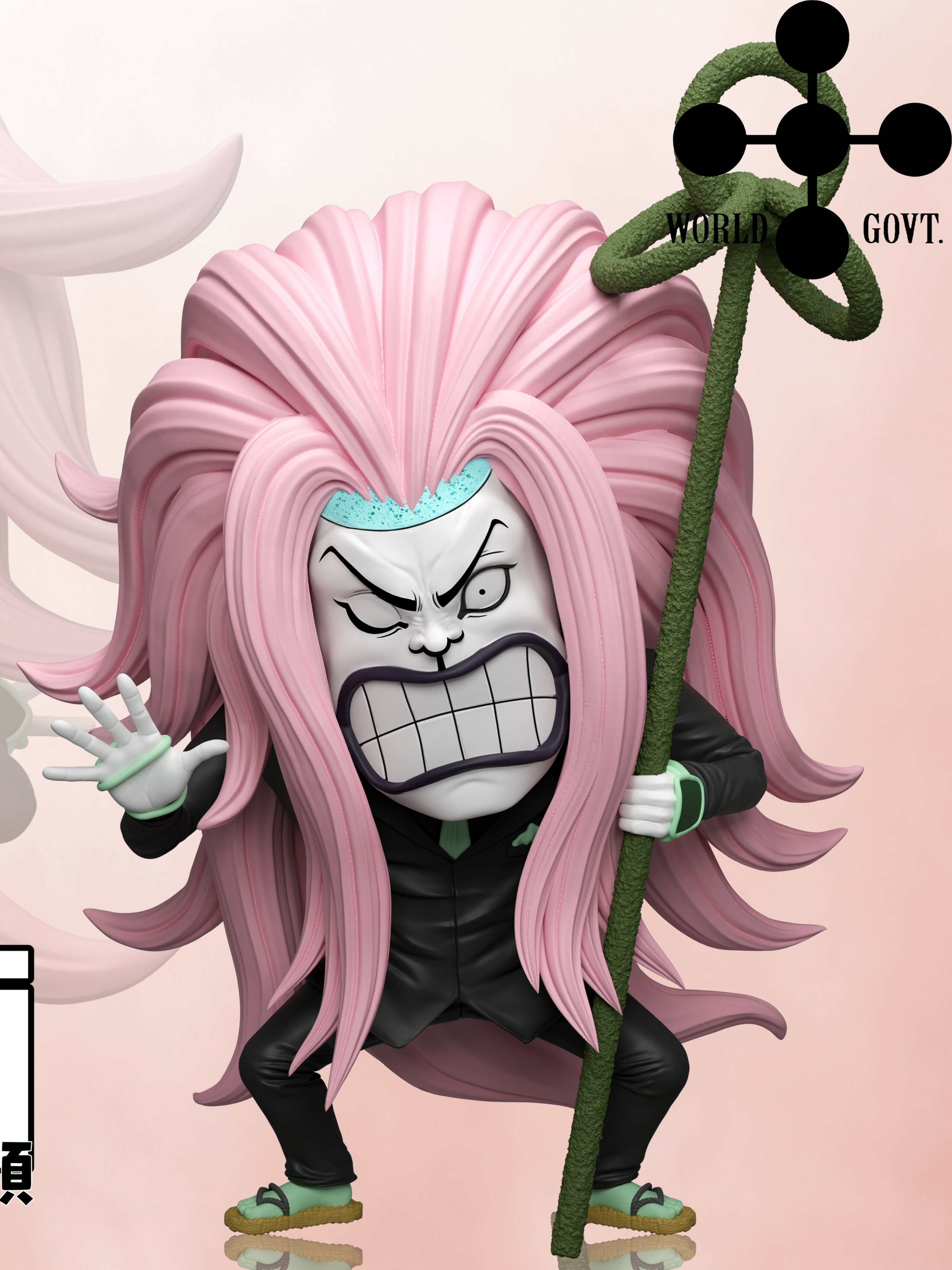 【GK補款】M4 雄獅偎取｜海賊王 雄獅隈取 司法島CP9第六彈