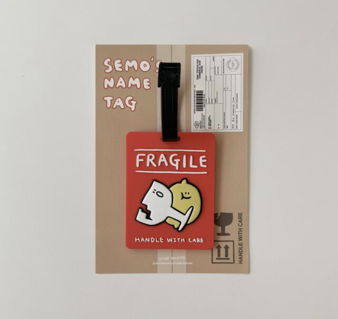 Second Morning - Fragile Name Tag