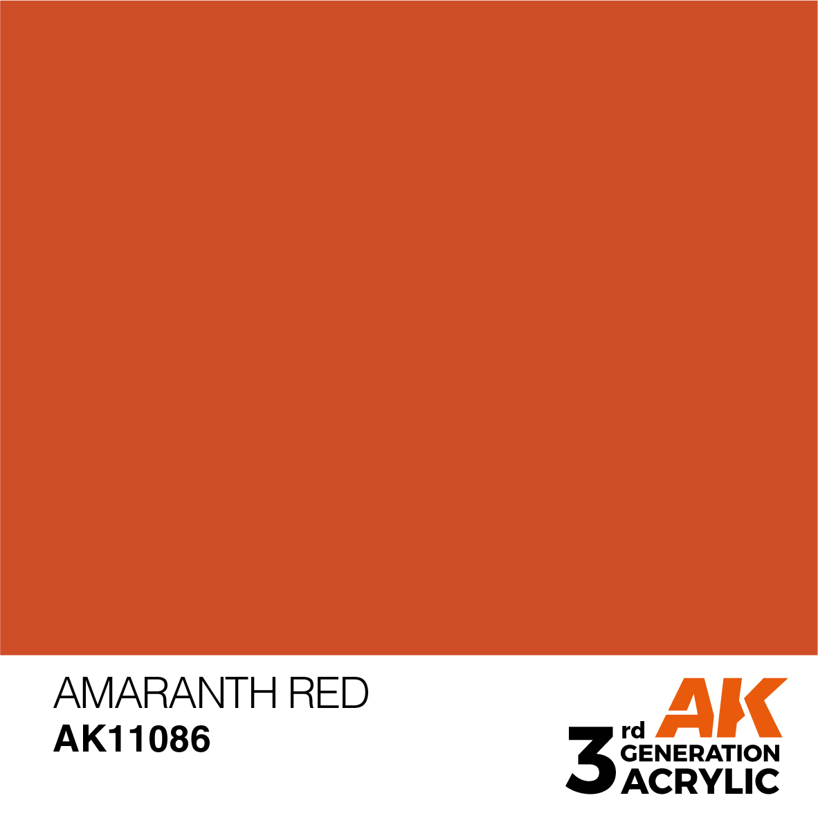 [預購]AK - 水性壓克力顏料 3rd AMARANTH RED – STANDARD