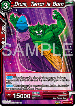 BT25-027 Drum, Terror is Born