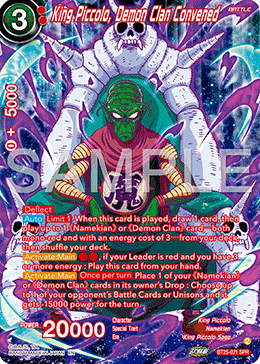 BT25-021_SPR King Piccolo, Demon Clan Convened