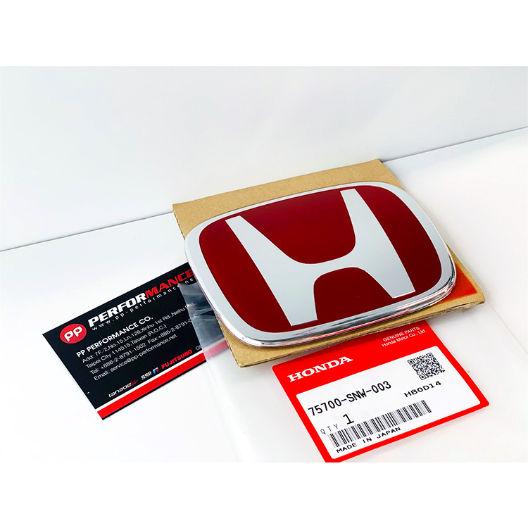 HONDA 日規原廠 H 紅廠標 75700-SNW-003