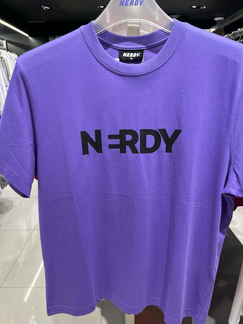 [K] NERDY BLENK BIG LOGO S/S T-SHIRT 24SS,PURPLE, PNEU24ST031703 (KN143)