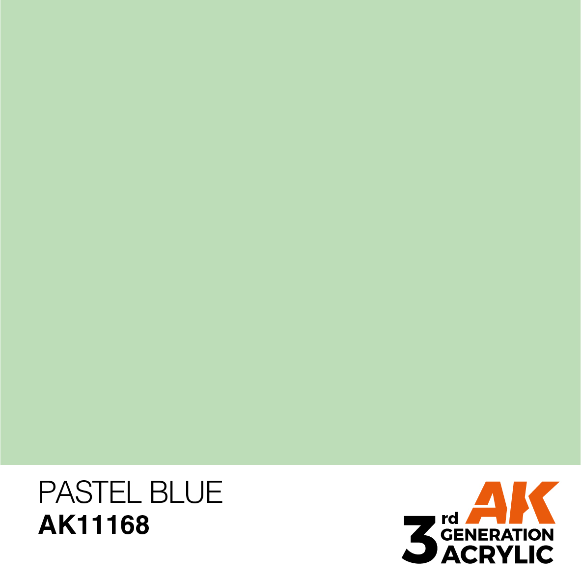 [現貨]AK - 水性壓克力顏料 3rd PASTEL BLUE – PASTEL