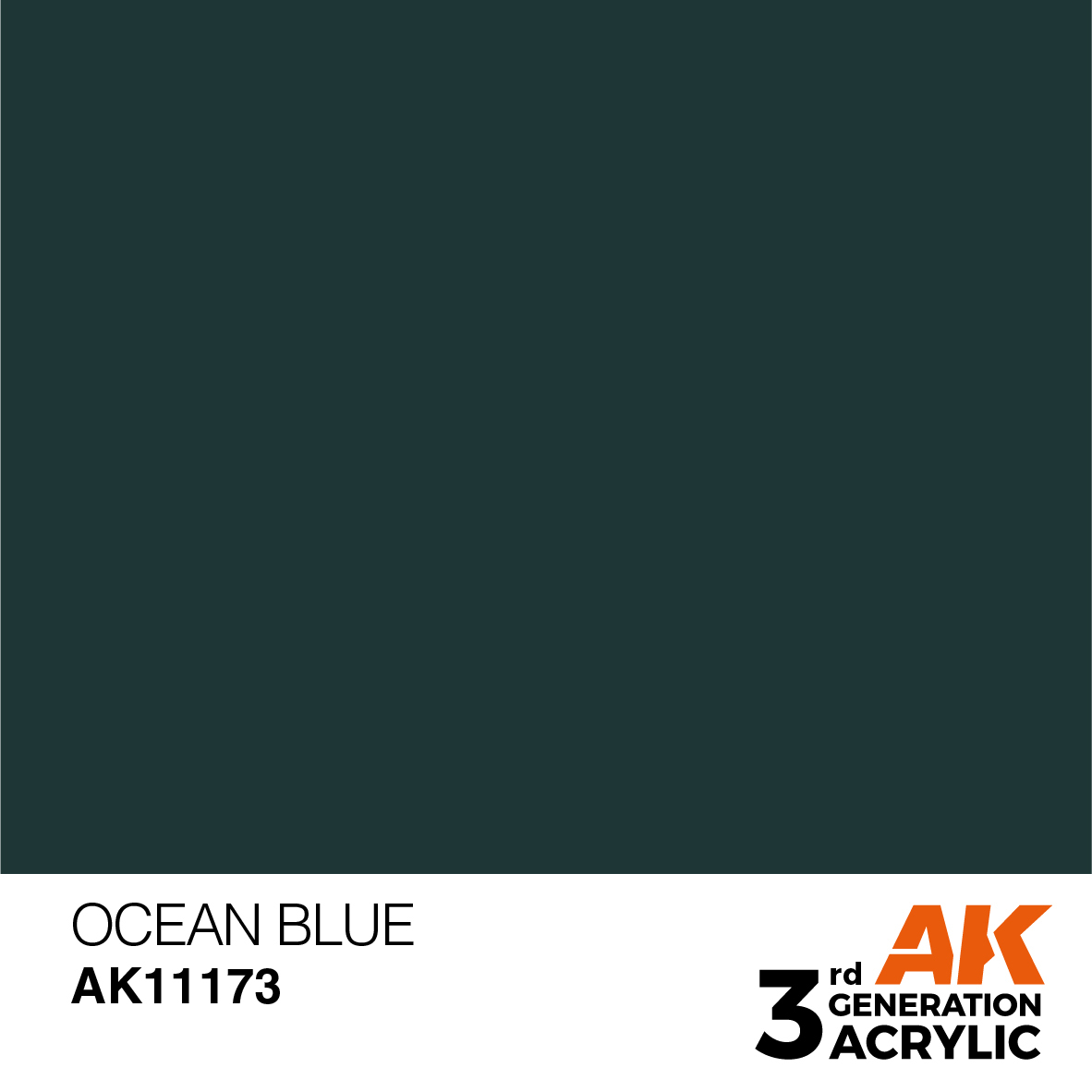 [現貨]AK - 水性壓克力顏料 3rd OCEAN BLUE – STANDARD