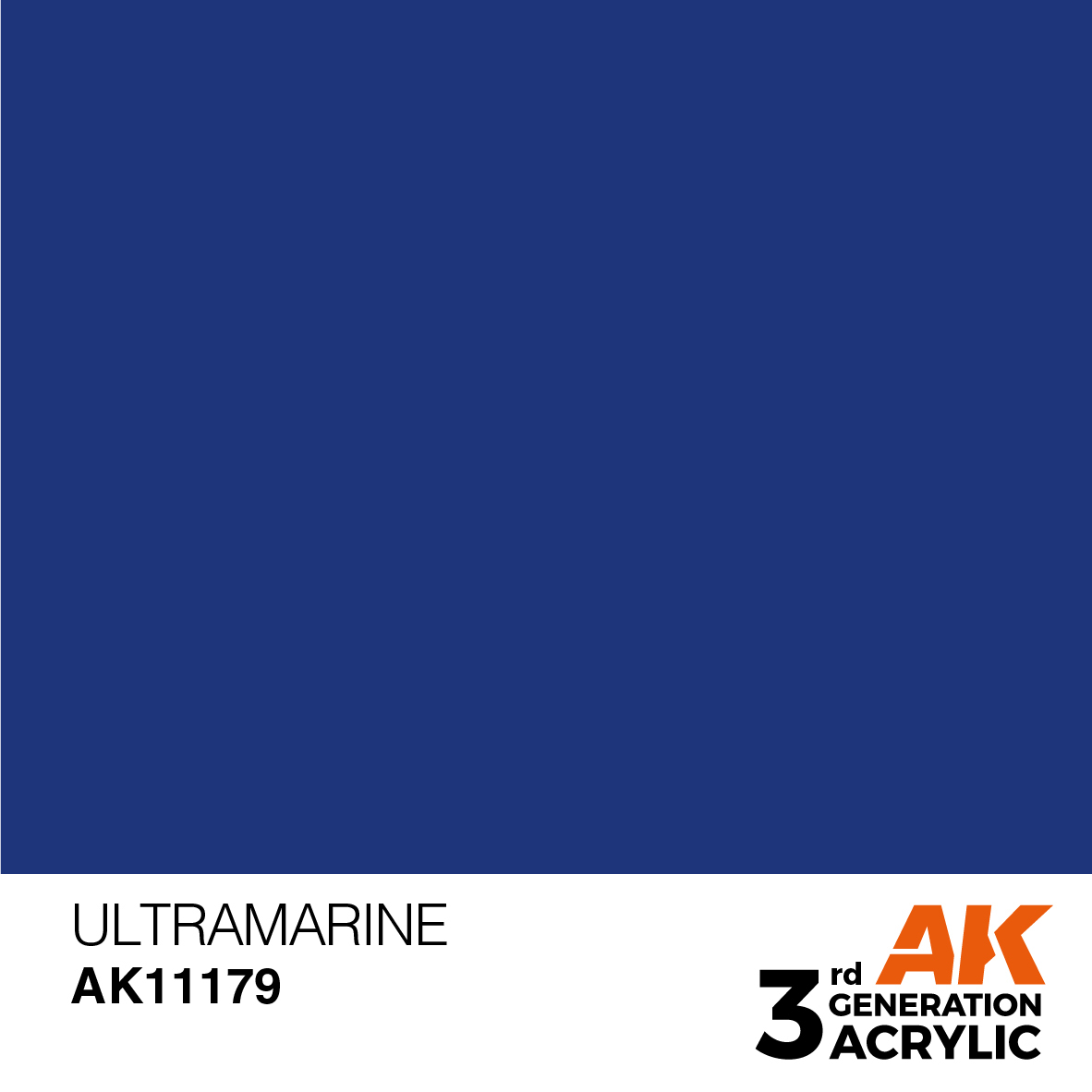 [現貨]AK - 水性壓克力顏料 3rd ULTRAMARINE – STANDARD