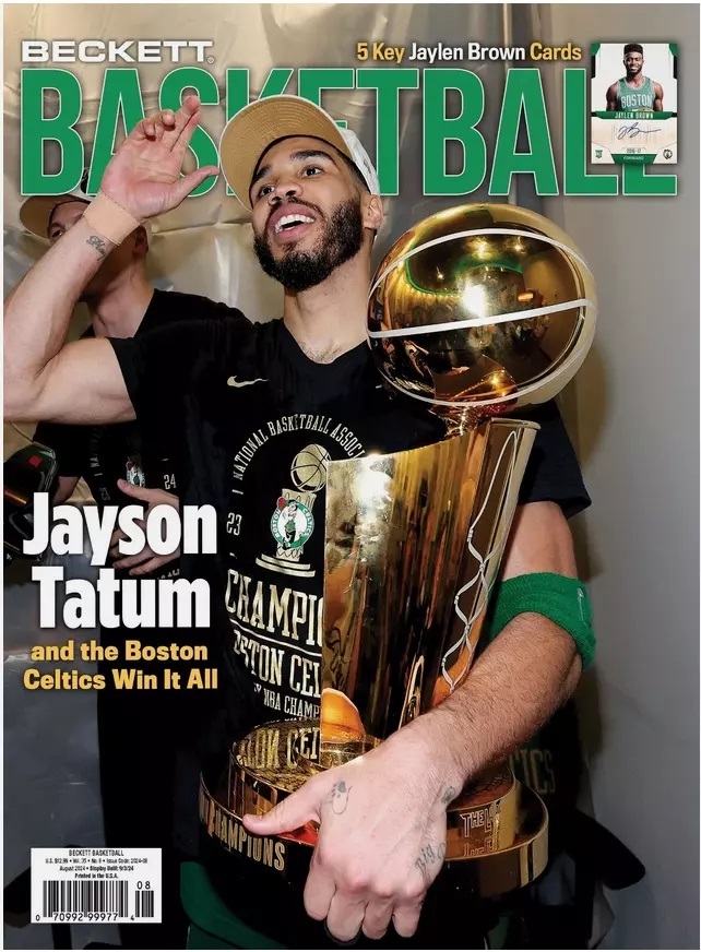 NBA Beckett Plus #383- AUGUST - 2024 , 八月號 籃球 卡書