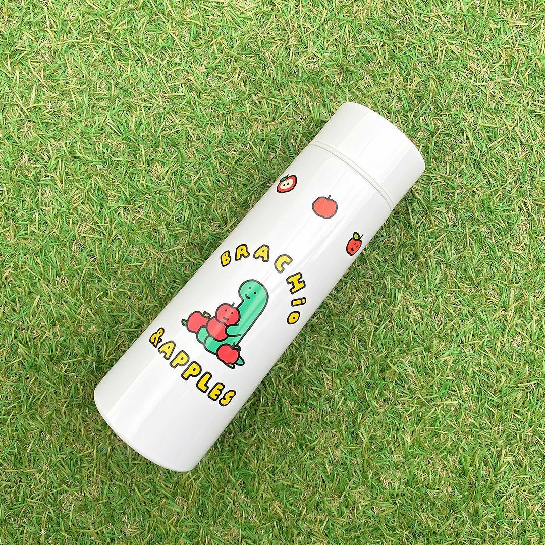 JOGUMAN STUDIO Brachio Apple Tumbler 小恐龍與蘋果 不鏽鋼隨行杯