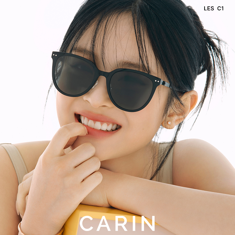 【CARIN】LES C1 橢方框太陽眼鏡 (偏光鏡片) #NewJeans配戴款