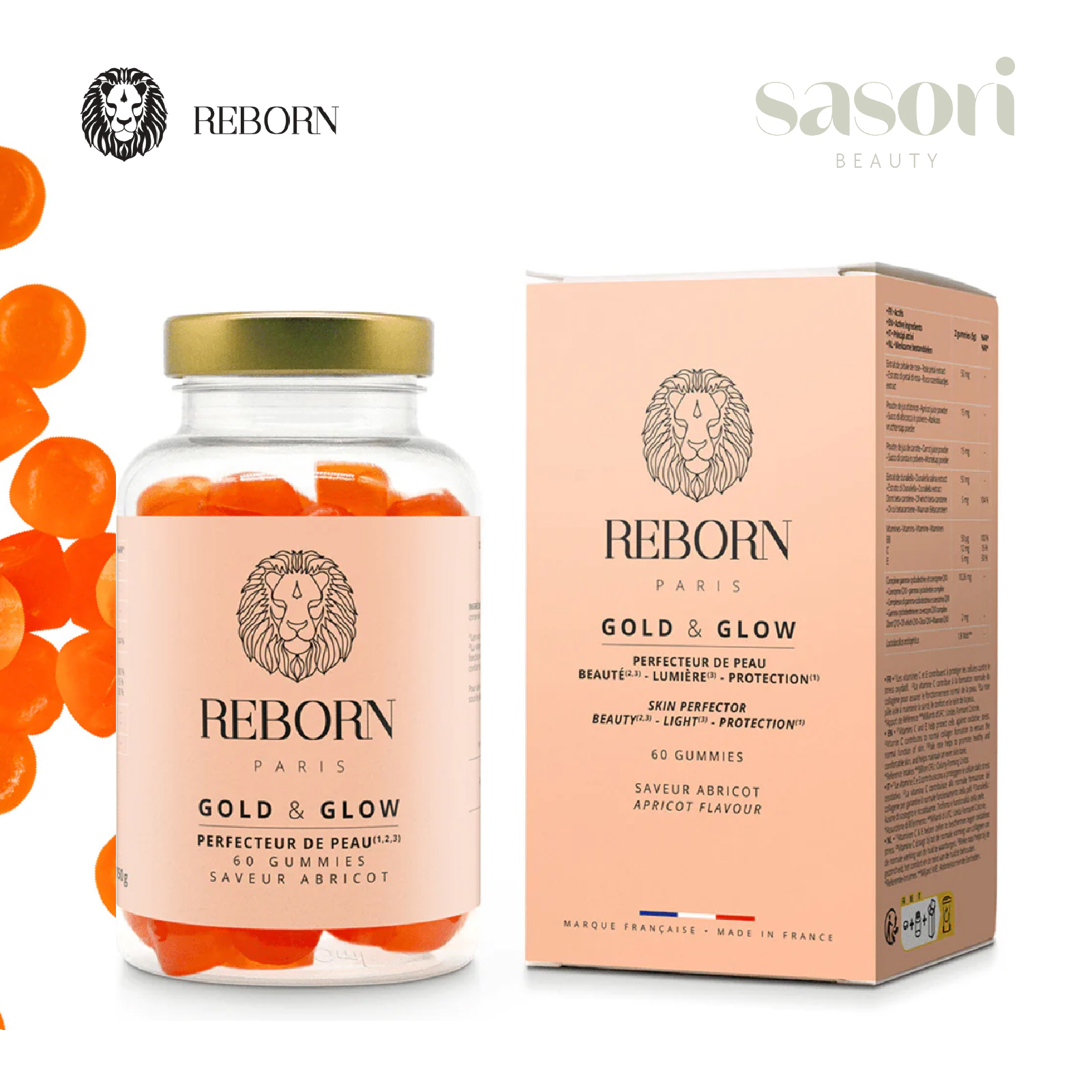 Reborn Gold & Glow Gummies