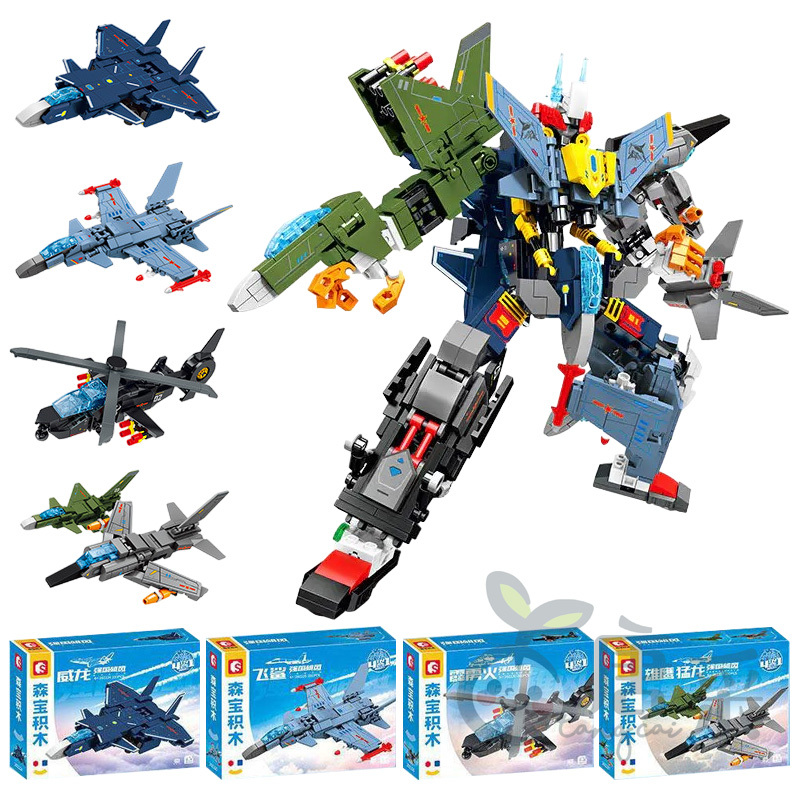 【唐采】戰國雄風4合1颶風戰士積木-TC-1JM-SB-202224-27