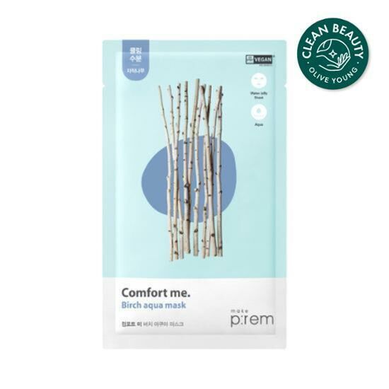 Make Prem Comfort Me Birch Aqua Mask Sheet 5ea