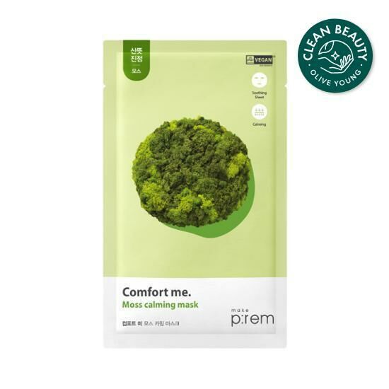 Make Prem Comfort Me Moss Calming Mask Sheet 5ea