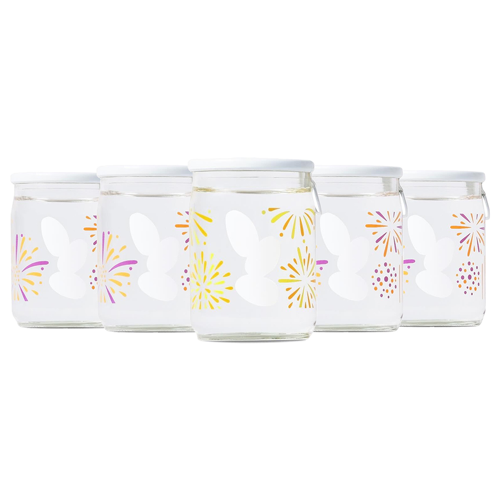 大嶺3粒 Ohmine Cup 花火 原酒 100ml (5杯套裝) | 酒蛙 Sakewa | 日本酒專門店