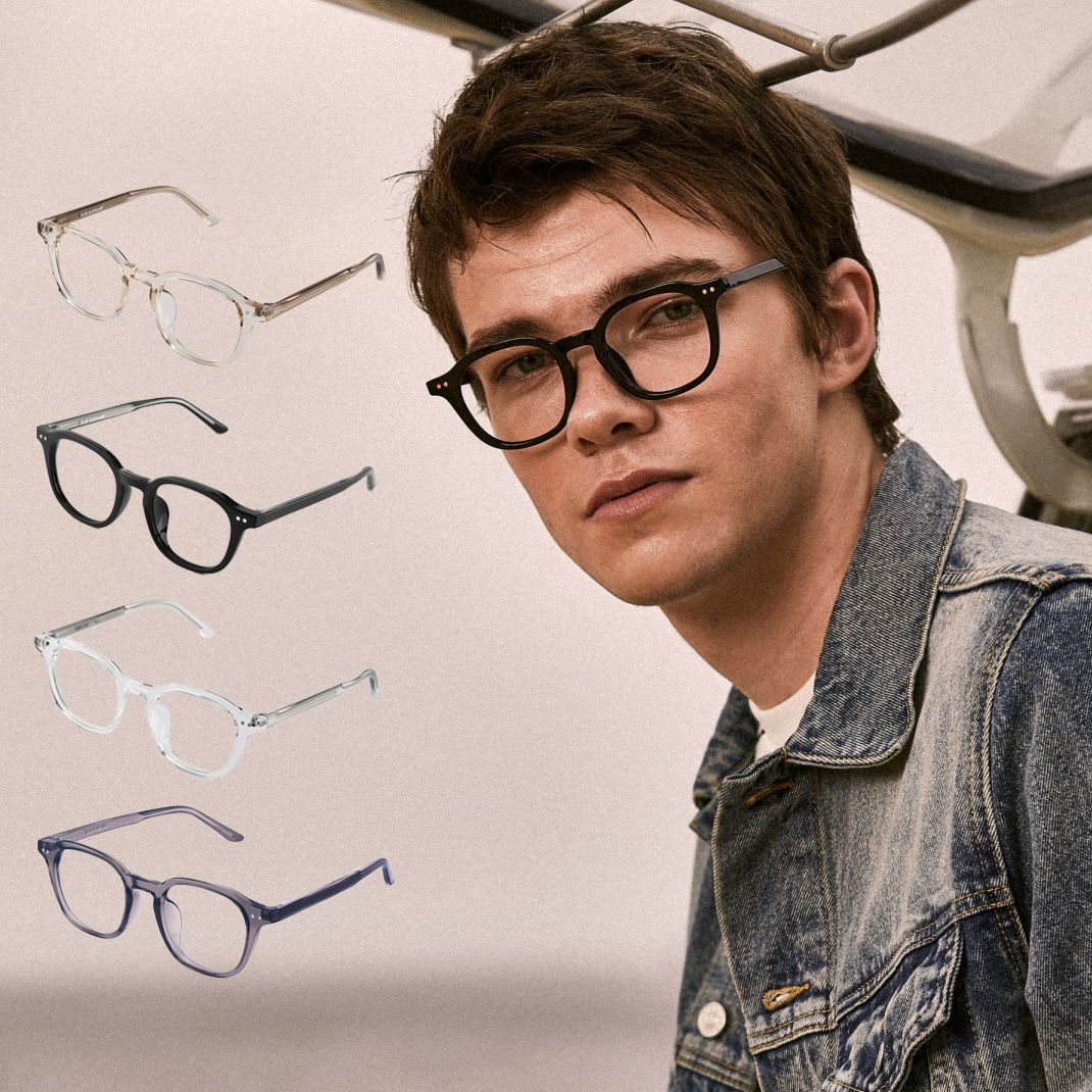 韓國 BLUE ELEPHANT ANDY款 平光眼鏡