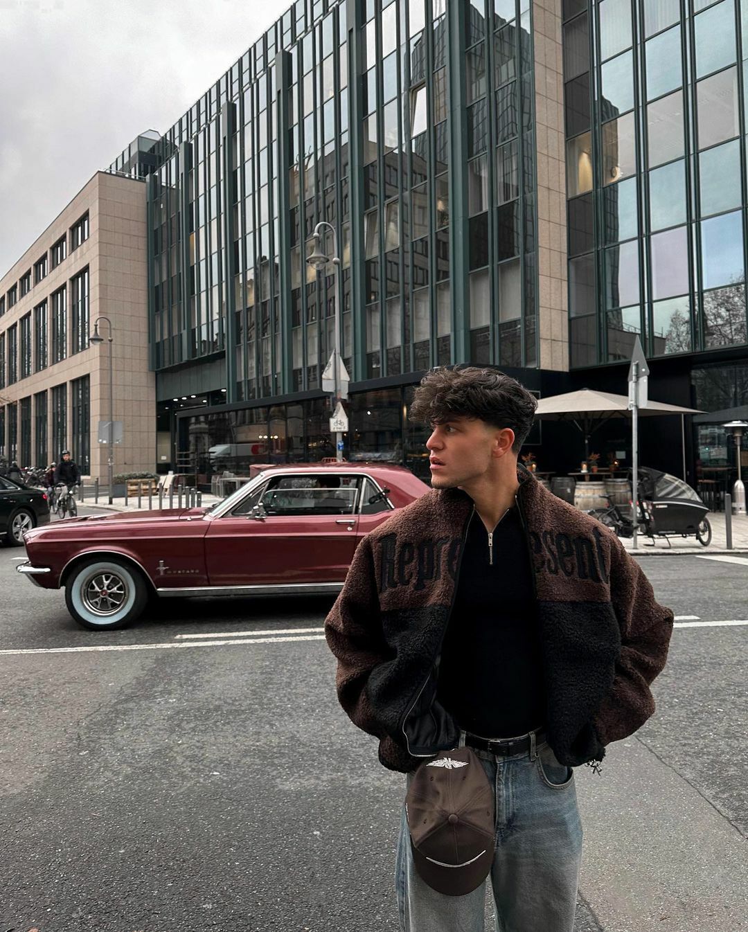 Represent Split Block Fleece