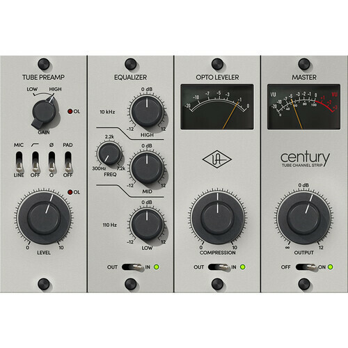 Universal Audio UAD Century Tube Channel Strip (序號下載版)