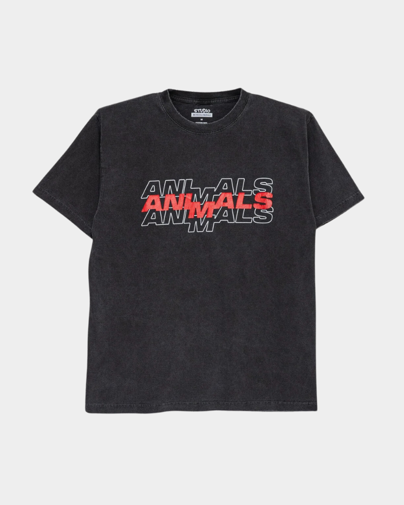 STUDIO WEAREALLANIMALS - Cure T-SHIRT / BLACK