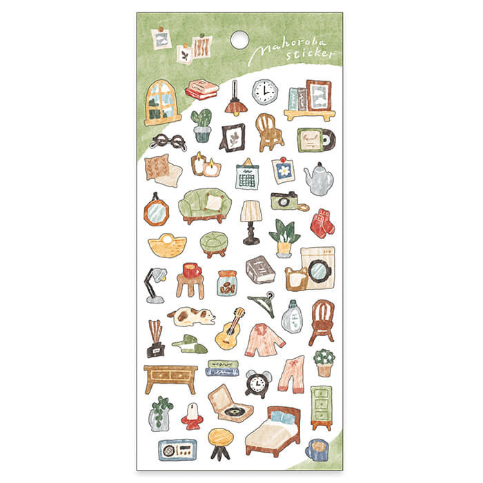 Mindwave Sticker Sheet - Mohoroba Series - Living Room