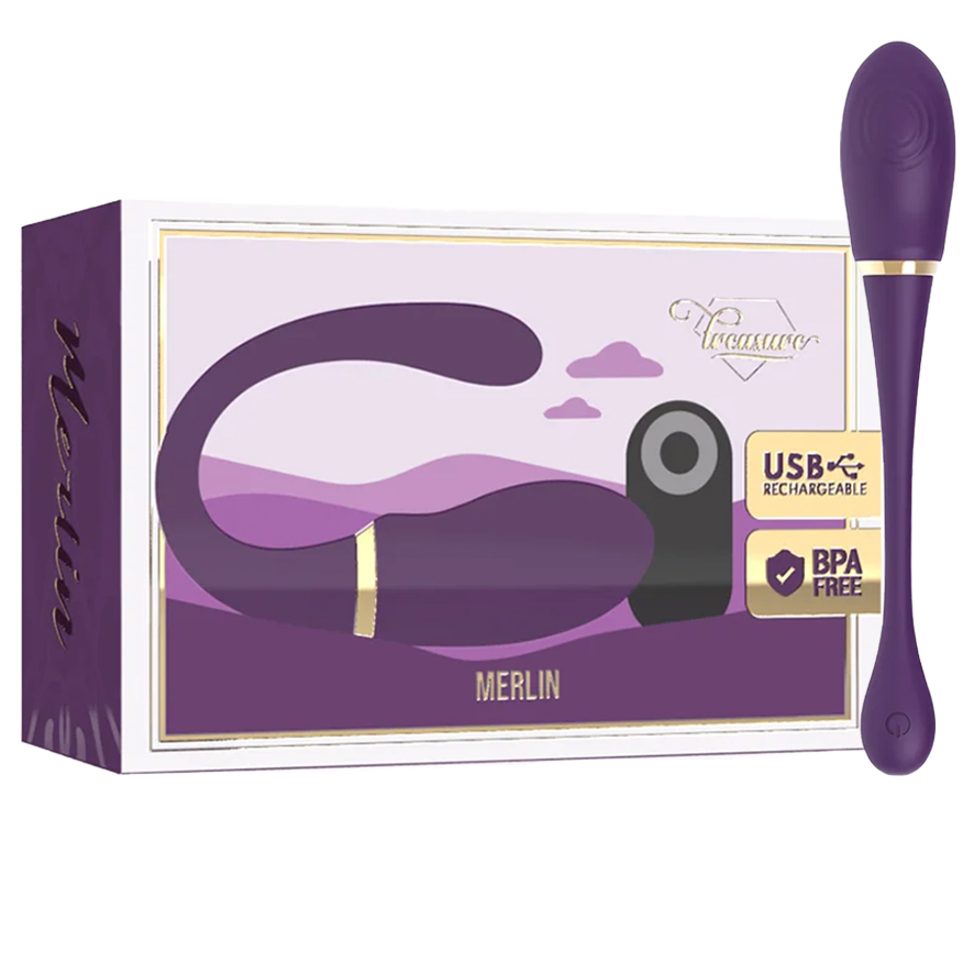 西班牙 Treasure Merlin 無線遙控情侶雙頭震動器 - Toys Duck HK
