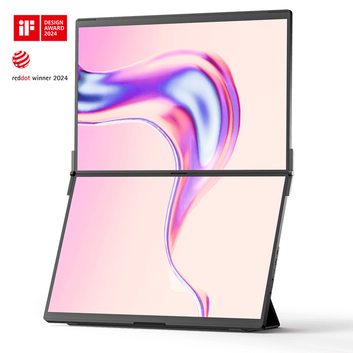 JSAUX FlipGo Pro 16" 攜帶型雙 16" 螢幕 | 支援 Mac / Windows
