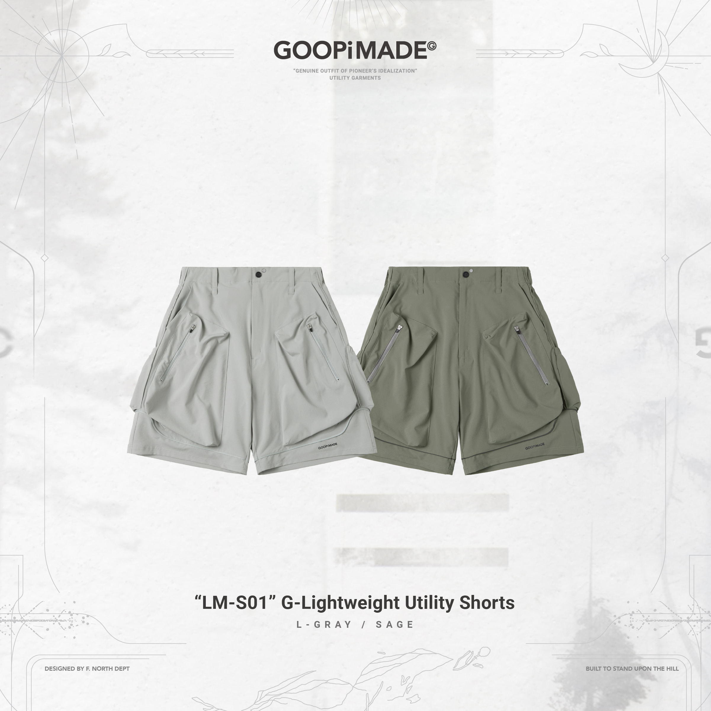 GOOPiMADE® - “LM-S01” G-Lightweight Utility Shorts / 4