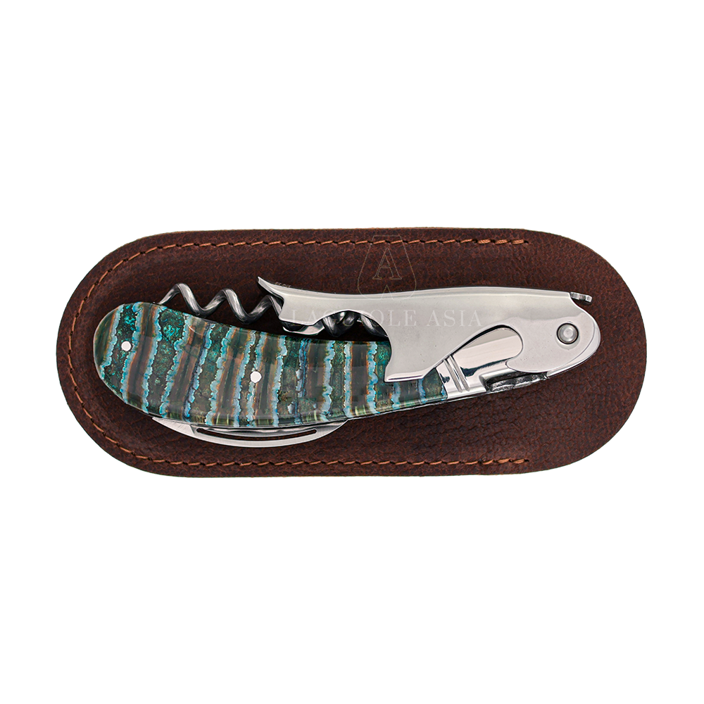 LAGUIOLE MAGNUM * Turquoise Mammoth Molar Fossil opener