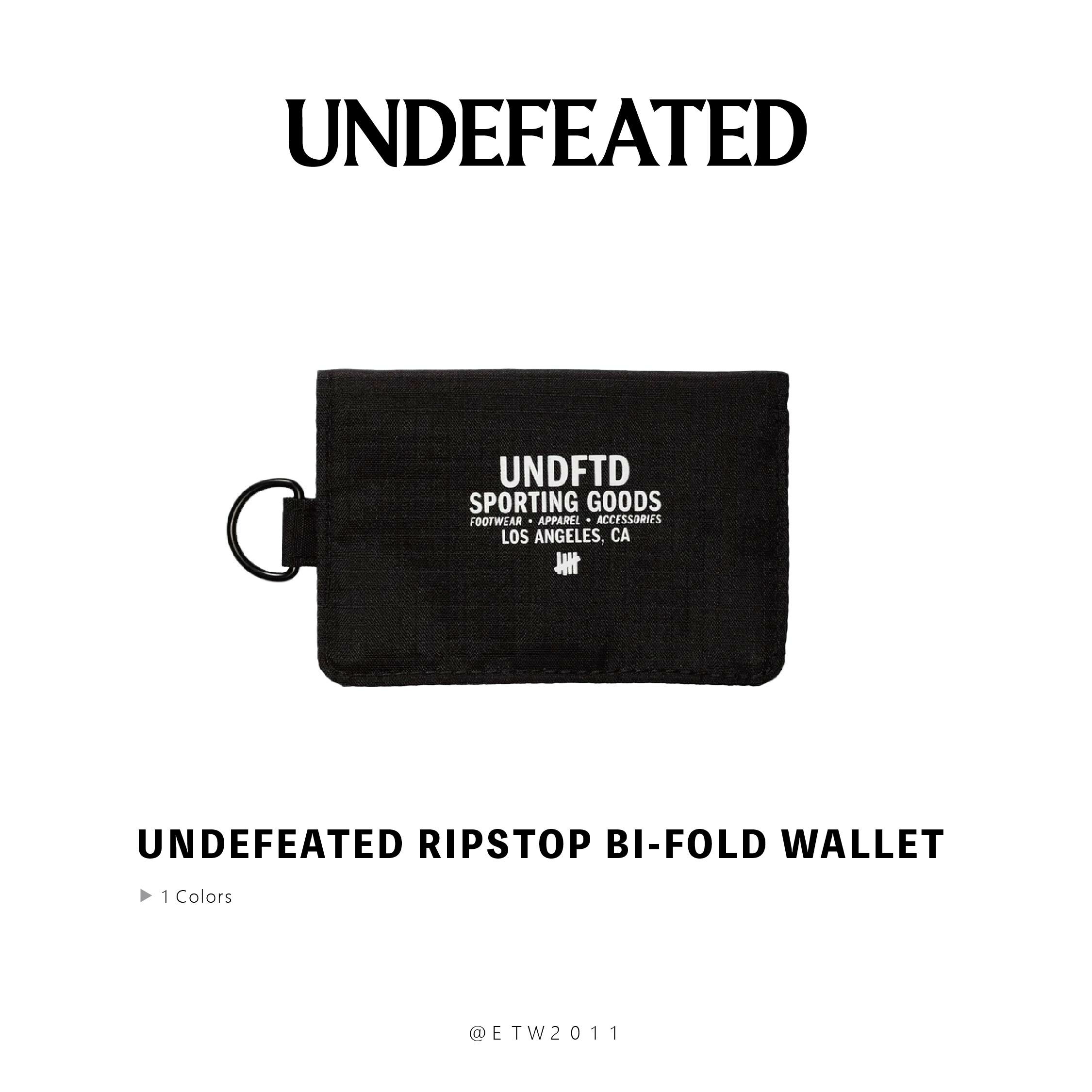 ☆ETW☆【台中店】UNDEFEATED RIPSTOP BI-FOLD WALLET 皮包 錢包 收納 柵欄