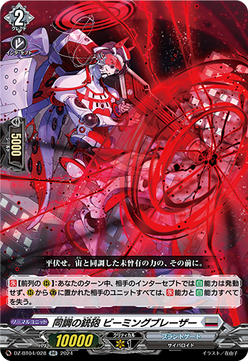 DZ-BT04/028 RR- 普通單位 同調之鈹炮射束耀變