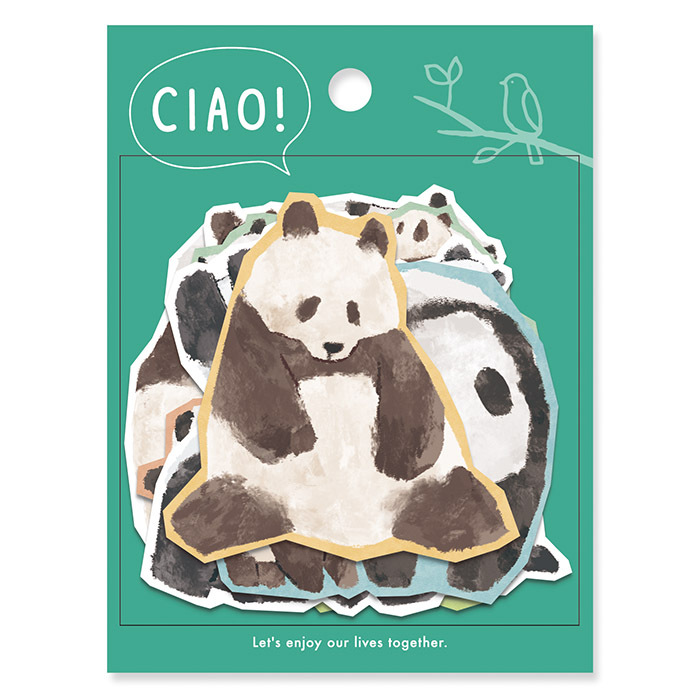 Mind Wave CIAO! 動物系列貼紙 81969 熊貓