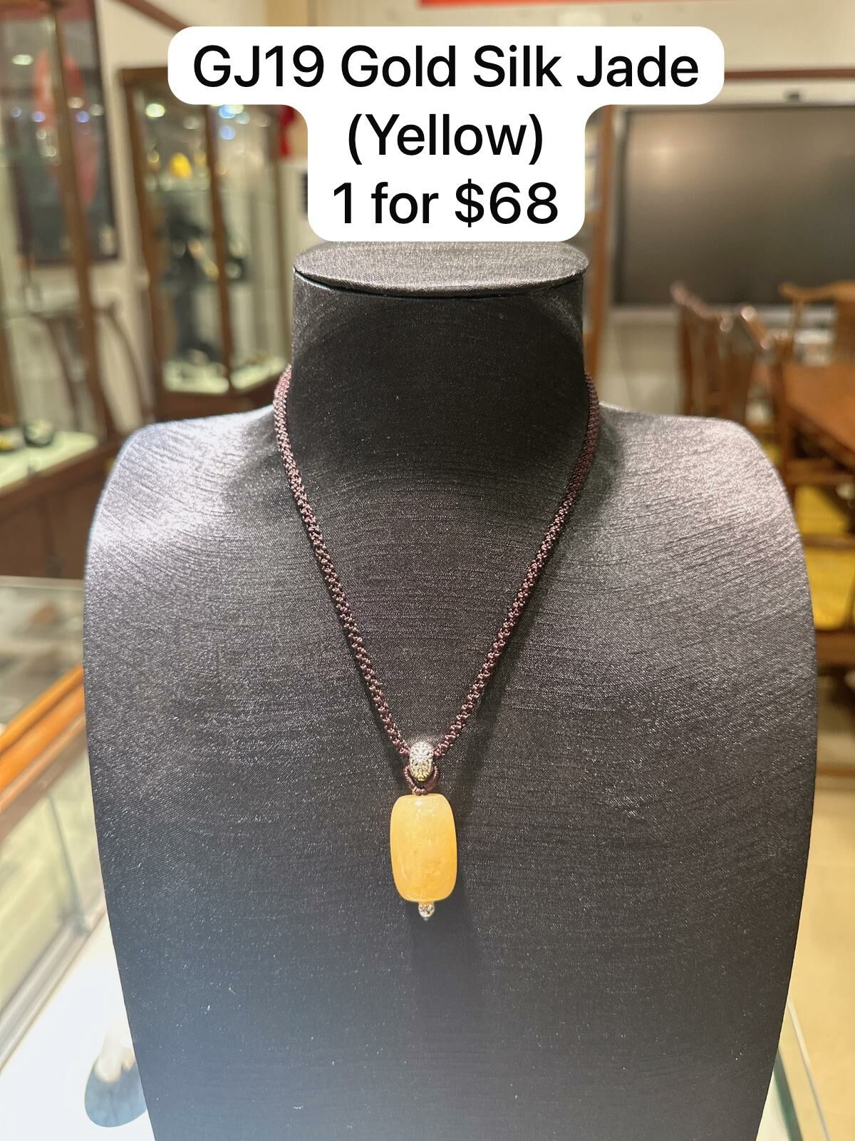 1 GJ19 GOLD SILK JADE YELLOW (RYAN)Gold Silk Jade Yello