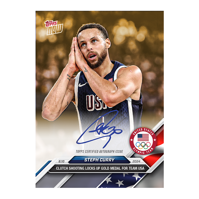 2024 Olympic Games TOPPS NOW® Card 26 巴黎奧運 美國夢幻隊三巨頭 球員卡