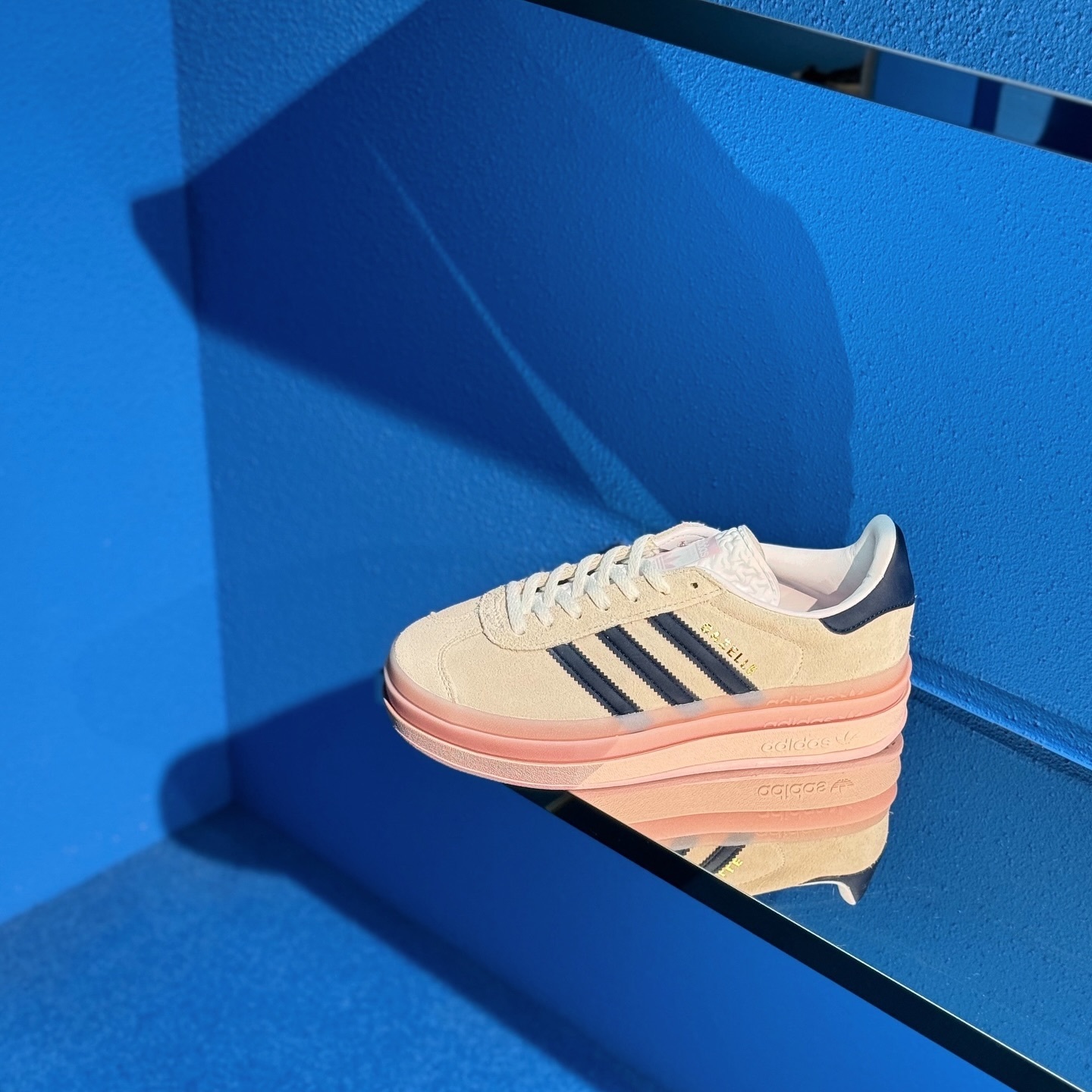 Adidas Originals Gazelle Bold 燕麥粉紅 粉色 增高 厚底鞋 IE6508