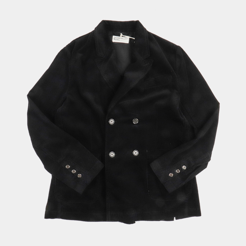 Universal Works Manor Jacket Cord Black