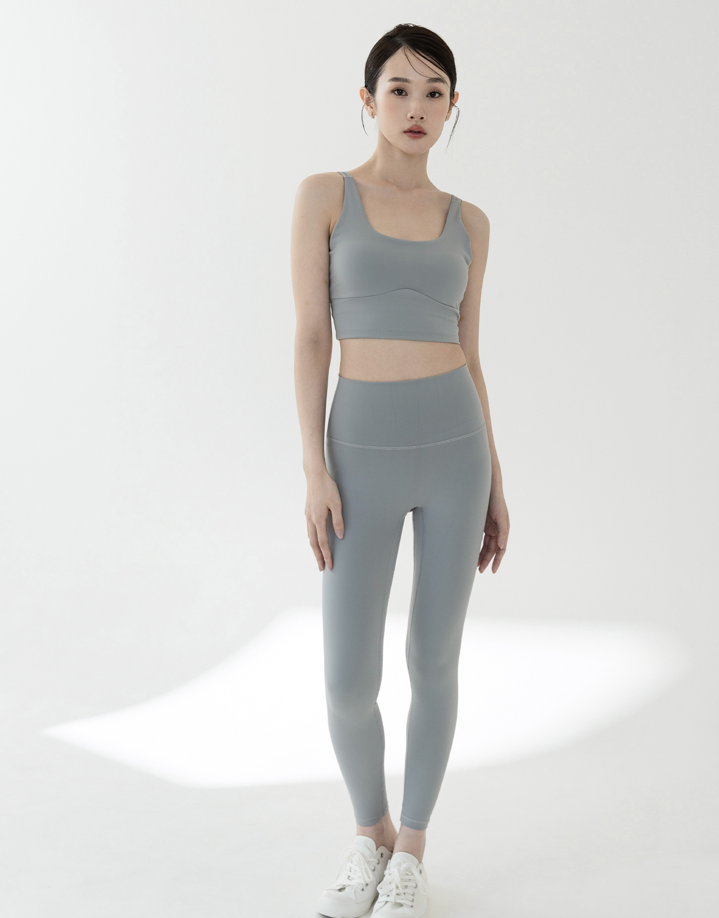 AURA-FIT© 中高強度涼感包覆運動內衣 - 冰河藍