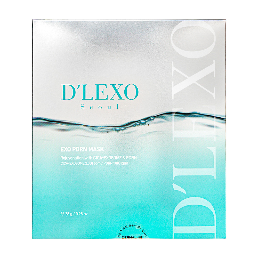 Dermaline DLEXO EXO PDRN MASK 積雪草外泌體面膜 (10片/盒)