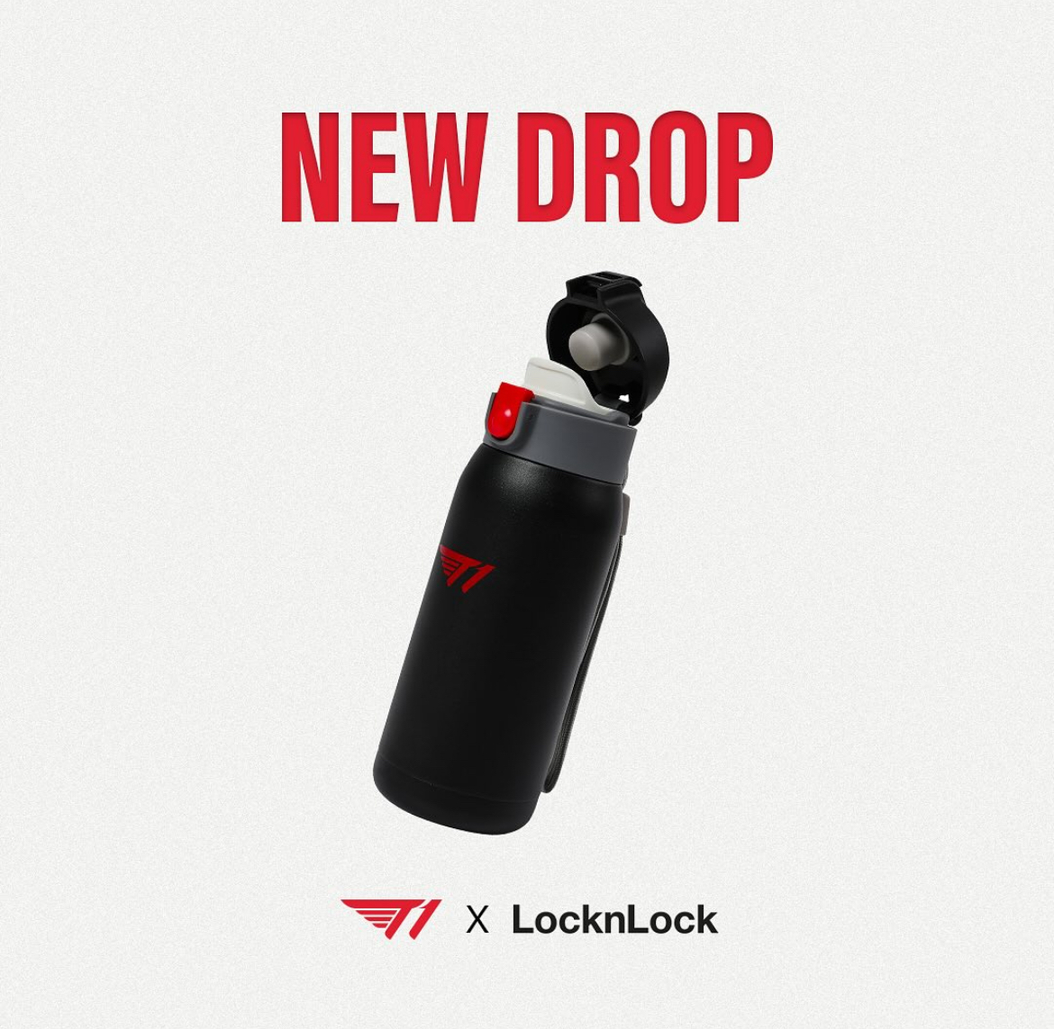 T1 x LocknLock 聯名Logo保溫瓶