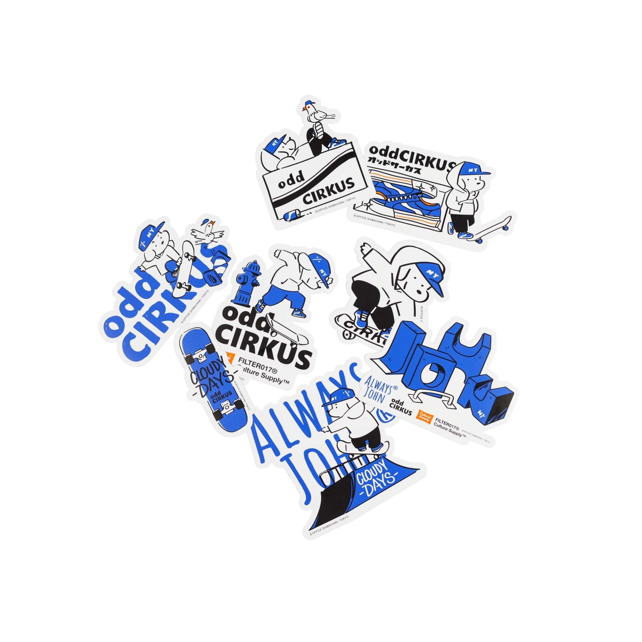 | odd CIRKUS X ALWAYS JOHN | Stickers Pack by FILTER017