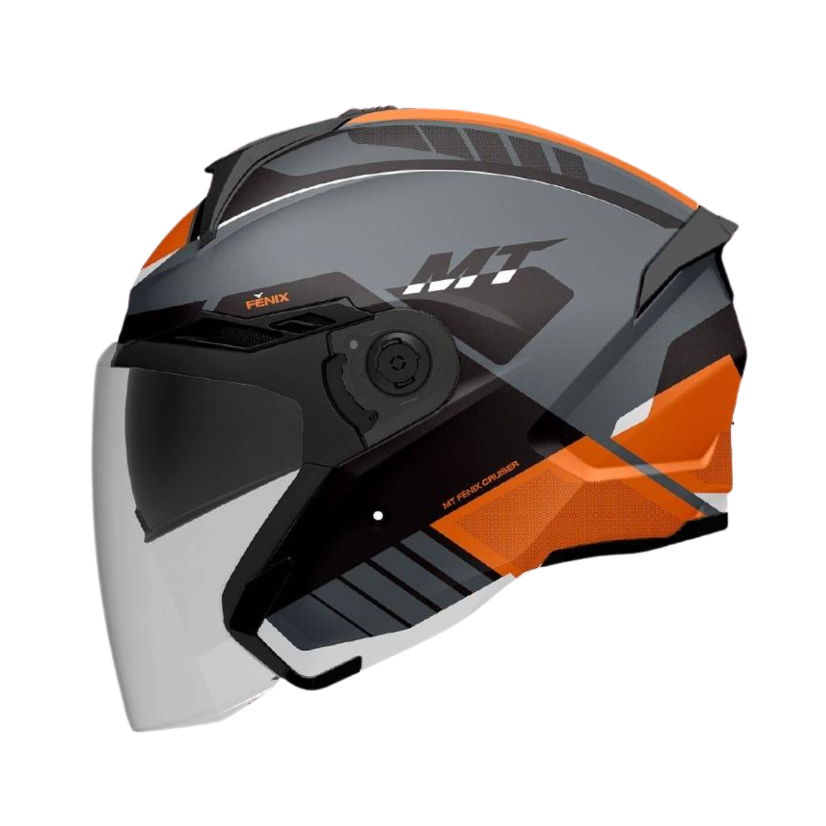 【MT】COSMO SV 星際 彩繪 ＃黑橙巡航 3/4罩安全帽/通勤3/4罩安全帽