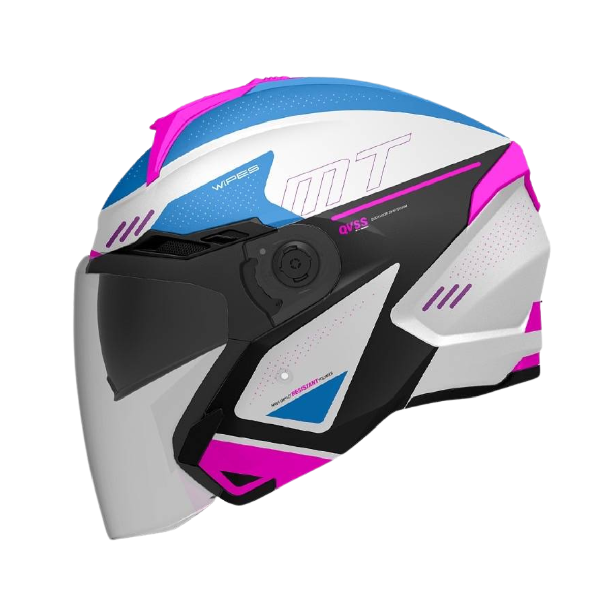 【MT】COSMO SV 星際 彩繪 ＃粉藍消逝 3/4罩安全帽/通勤3/4罩安全帽