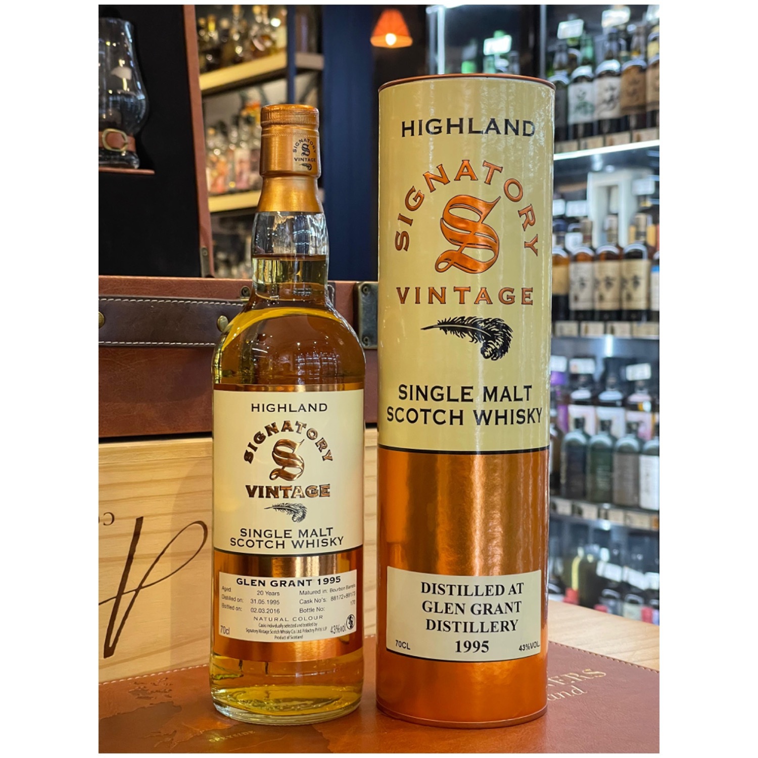 Signatory Vintage Glen Grant 1995 20 Year Old Single...