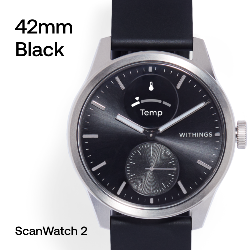 WITHINGS 混合指針式智能手錶 - ScanWatch 2
