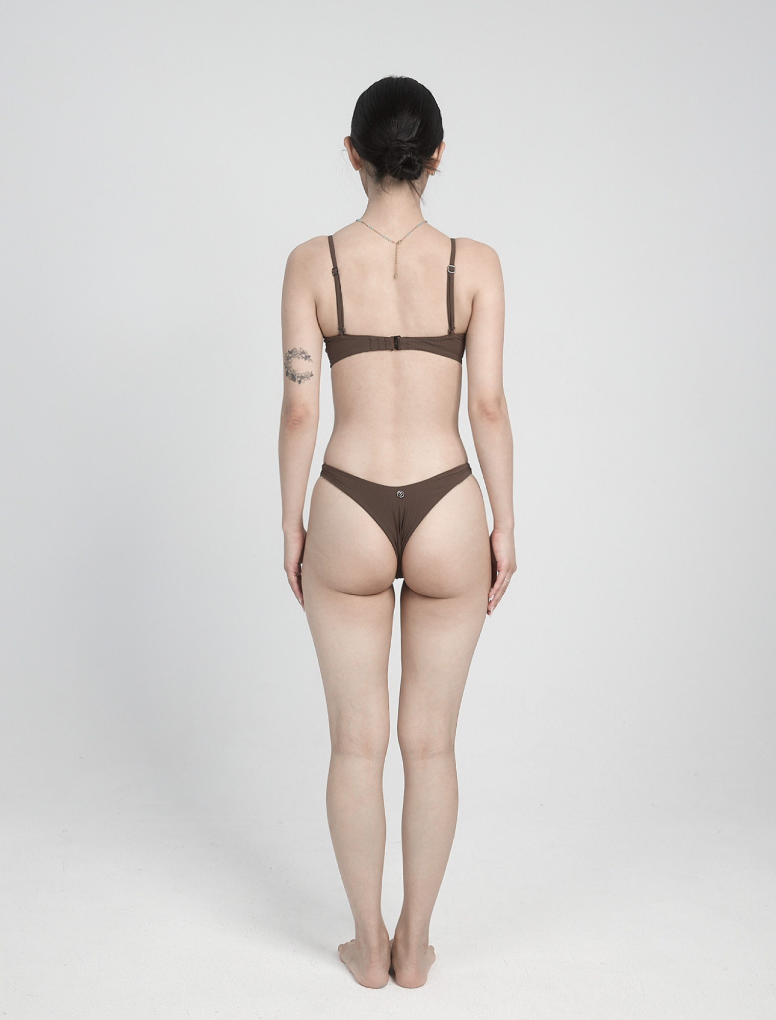 Coffee Brown 咖啡棕 / 泡泡紗 高衩下褲 / Bottom｜TIMU AQUA